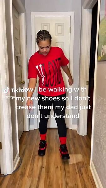 Walking in New Shoes Without Creasing Them