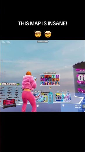 BEST 1V1 MAP IN FORTNITE... 🤯🤯 #fortnite #1v1