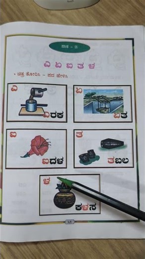 Simple Kannada Words Reading | Basic Varnamale Letters | Kannada Reading Practice