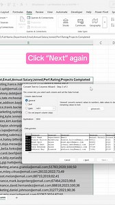 1K views | How to separate data in Excel using Text to columns! #scribehow #scribe #workhacks #Excel #exceltips #spreadsheets | Easilyexcel | Facebook