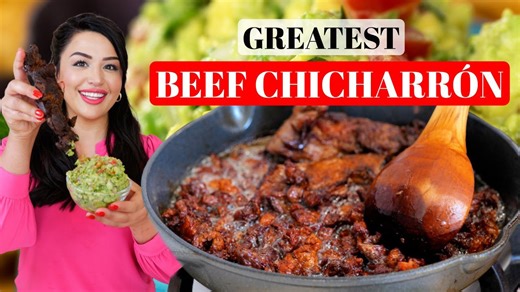 SAVE YOUR BEEF FATTY PIECES & Make some BEEF Chicharon Tacos w/ GUACAMOLE