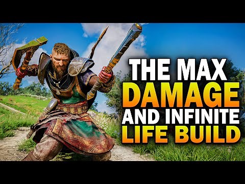 The MAX DAMAGE & INFINITE LIFE Build You Need To Use! Assassin's Creed Valhalla Best Weapons