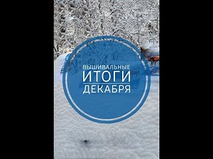 My embroidery December!