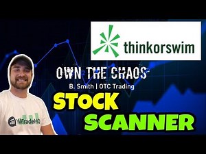 The BEST SCANNER setup using THINKorSWIM | FINDING unusual VOLUME