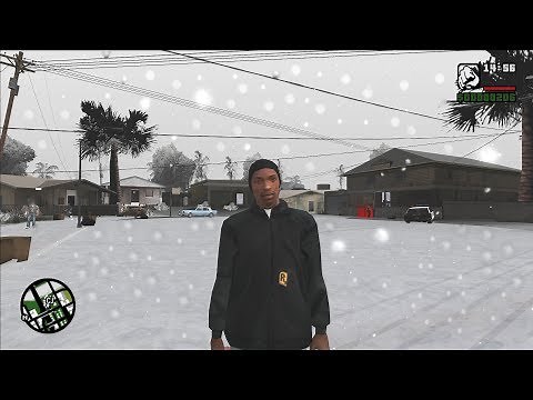 GTA SA - Snow Winter MOD (Official Winter 2020)