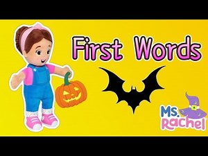 Pumpkins, Bats & More‼️ Ms. Rachel First Words Learning for Babies 🎃