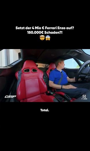 Setzt der 4 Mio Ferrai Enzo auf dem Boden auf?! 😱🤯 | GRIP #shorts #throwback #695
