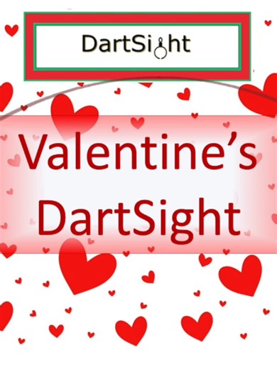 Want something to make you more ‘AIM’iable on Valentine’s Day Checkout the DartSight Training and Alignment System …because after all, we all LOOOOVE the Darts #valentinesday #darts #dartstraining #dartspractice #dartsight #ValentinesDarts #DartsGift #ValentinesGift #LoveDarts #fyp