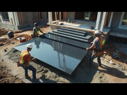 See Skilled Worker Step by Step Installation Granite for Porch Steps That Will Make Everyone Admire
