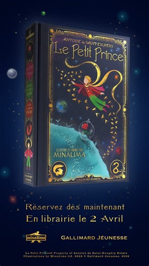 Editions Gallimard Jeunesse on Instagram: "Le Petit Prince comme vous ne l’avez jamais vu ! Pour la première fois depuis sa parution il y a 80 ans, le texte intégral d’Antoine de Saint-Exupéry est entièrement réillustré et animé par le studio de Création MinaLima. Une édition anniversaire d’une spectaculaire beauté pour redécouvrir toute la poésie de ce classique intemporel. Réservez dès à présent votre exemplaire, les précommandes sont ouvertes ! Parution mondiale le 2 avril 2026. ****** The Li