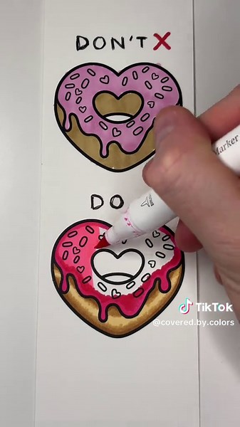 Realistic Donut Coloring Tutorial for Beginners
