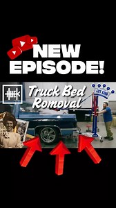 Pulling a truck bed doesn’t have to be sketchy or back-breaking. Huck uses Lift King Products to safely remove and store the bed on Olivene while prepping for suspension upgrades. #AMDGarage #LiftKing #Squarebody #TruckBuild #ShopTools 👉 See the full process in the latest AMD Garage episode. | Auto Metal Direct