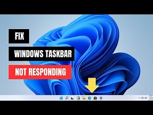 How to Fix Unresponsive Taskbar in Windows 11