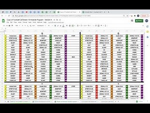 How to Create Football Armbands and Call Sheets - Version 4 at www.coachingtimesavers.com