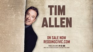ON SALE NOW! 🤣 Catch Tim Allen live on stage, Saturday, September 14th! 🎫 Find tickets here: https://bit.ly/tim-allen-redding | Redding Civic Auditorium