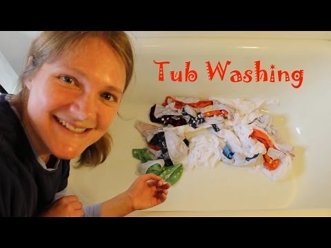 How to Hand Wash Cloth Diapers | Tub & Plunger Routine