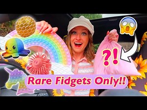 Shopping For RARE Fidgets ONLY Challenge!!😱✨*WE HIT THE JACKPOT*😍