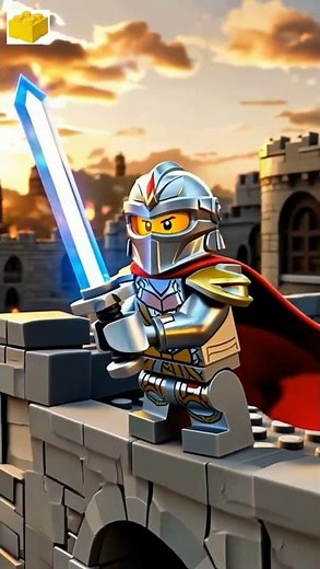 LEGO Knight vs Dragon 🐉 | The Beginning of the Kingdom Saga!
