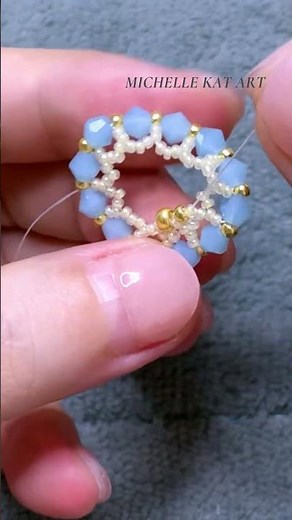 1 minute how to make beaded earrings easy P2, making earrings with bicone 4mm