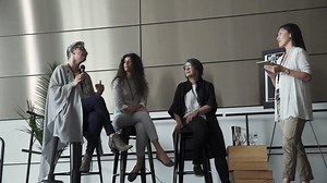 Female Moderator Panel Speakers On Stage Stock Footage Video (100% Royalty-free) 3514050281 | Shutterstock