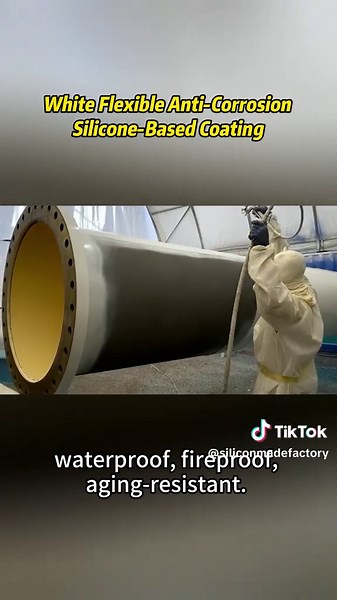 High-temp resistant, reliable silicon-based coating #SpecialSiliconeCoating #SpecialSiliconeLayer #FireResistantCoating #Coating #tiktok #factory