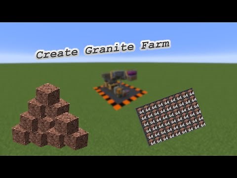 Minecraft Create Mod: Granite Farm Tutorial