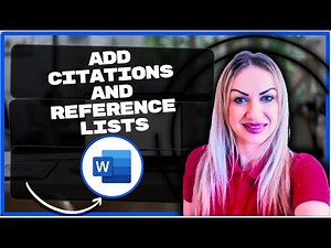 How to Add Citations and Reference List in Word Using Mendeley