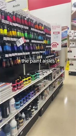 🎨 The Paint Aisle Is Every Artist’s Happy Place | Art Supply Store Vibes