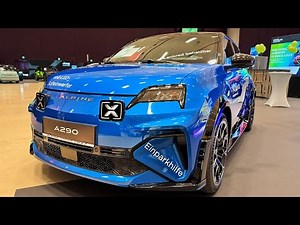 New ALPINE A290 GTS 2025 - visual REVIEW (217 HP electric PERFORMANCE)