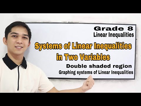 Systems of Linear Inequalities in Two Variables ( The Double Shaded Region )