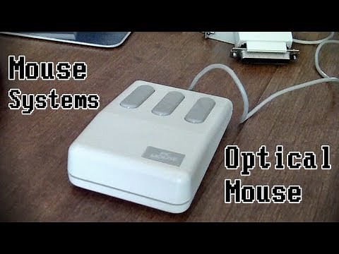 Mouse Systems 1986 Optical PC Mouse - LGR Oddware