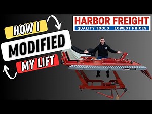 Harbor Freight Motorcycle Lift Modifications and Review