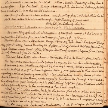 Early Congregational church records preserve stories that capture the...