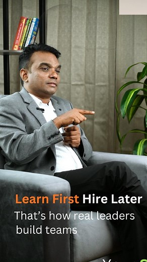 No team? No problem! When you understand your business first, you’ll never make the wrong hire. #StartupJourney #hireright #businessadvice #EntrepreneurLifeUK | Ajith Kumar