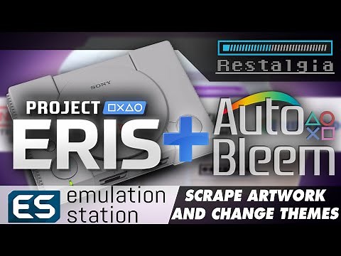Scrape Artwork and Change Themes for Emulation Station on Playstation Classic