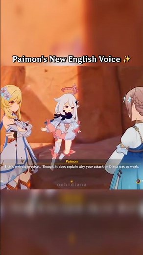 Paimon's New English Voice ✨️ | Genshin Impact