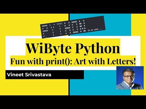 5. Fun with print(): Letter Art