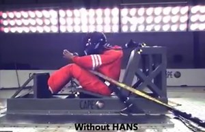 This is why you should wear a HANS device