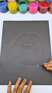 1.4M views · 27K reactions | lipstick  Sand Art Painting #sandpainting #happysandart #fyp #viral | Happy Sand Art | Facebook