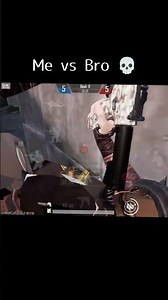 Me vs Bro 💀 #bgmi #1v1 #mevsbro #gaming #gameplay