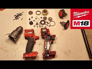 Milwaukee M18 FPD2 drill cuts off step by step troubleshooting manual
