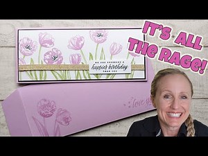 Easy Slimline Card Making Tutorial | Part 1 of 2 (Watch Part 2 for DIY Envelope)