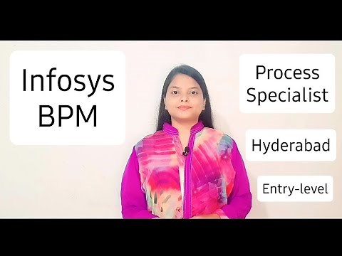 Infosys BPM:- Process Specialist Job