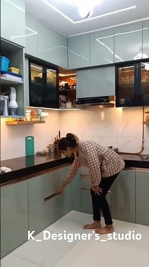 Modular kitchen in tandem (hafele brand)