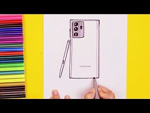 How to draw the Samsung Note 20 Ultra
