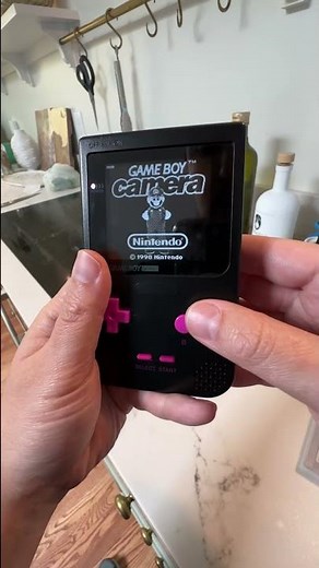 This Game Boy Camera fits in a Game Boy cartridge.