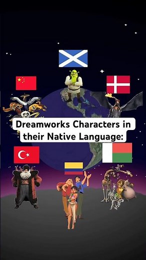 Dreamworks Characters in their Native Language: #shrek