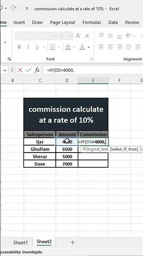 How to Calculate Commission in Excel