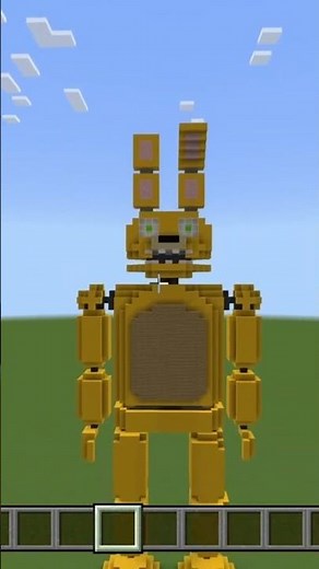 FNAF SPRING BONNIE MINECRAFT BUILD #minecraft #fnaf #springbonnie