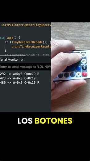 Control remoto IR para Arduino infrarrojo ESP8266 ESP32 #arduino #electronica